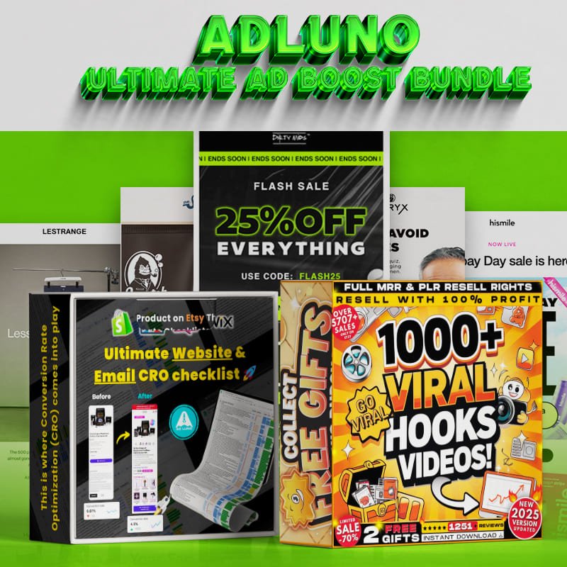 Ultimate Ad Boost Bundle – All-in-One Meta Ads, Templates & Copy Toolkit